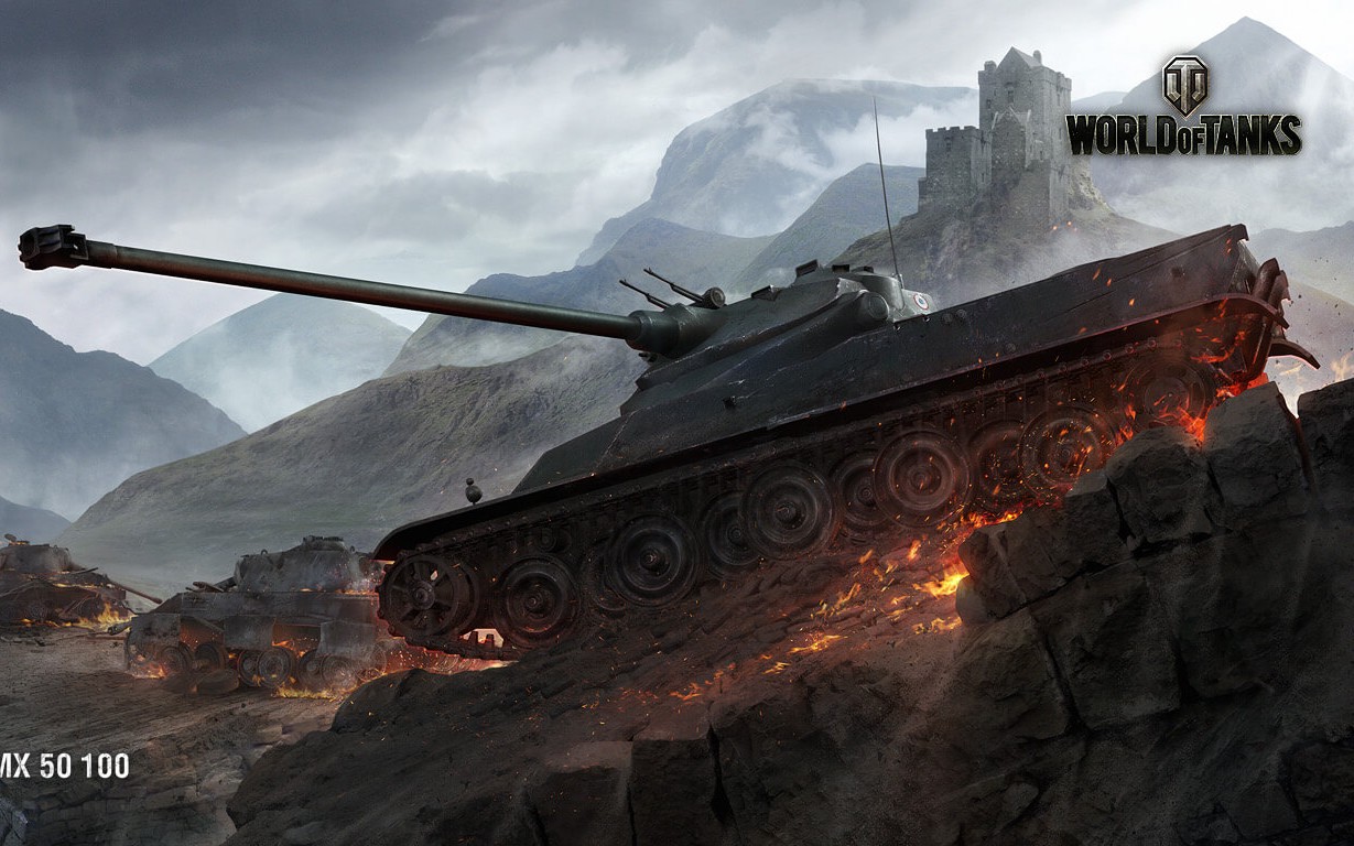 【坦克世界闪电战】八级弹夹重坦amx50100单车解析＆50100与洛林40t对比_哔哩哔哩_bilibili