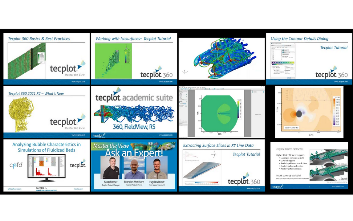 【中英机翻 |全网最全】Tecplot 360官方培训&教程视频2022【更新中】_哔哩哔哩_bilibili