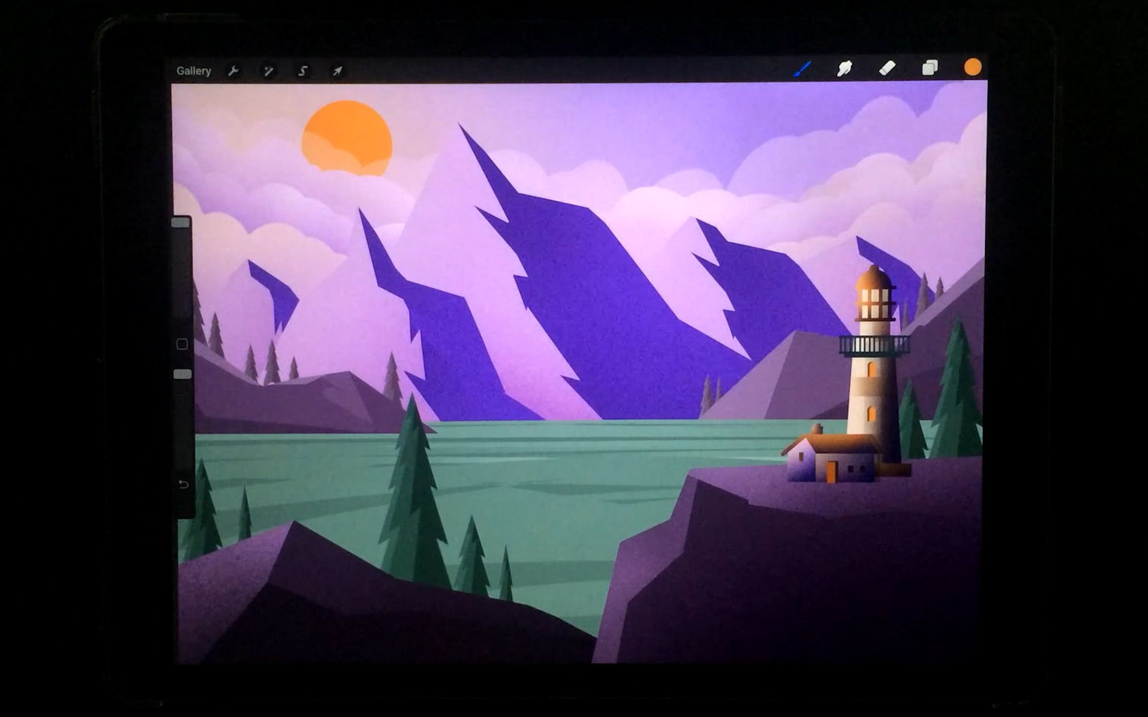 【iPad绘画】Procreate 跟我一起画插画 2019.9.4_哔哩哔哩_bilibili