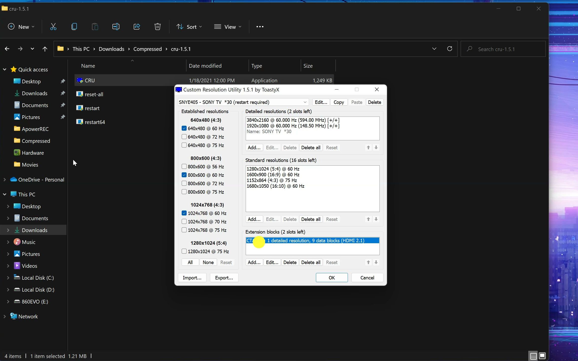 索尼Sony电视 X90J/X91J/X95J Windows下 开启可变刷新率 VRR, Freesync, g-sync 方法-dust261-dust261-哔哩哔哩视频