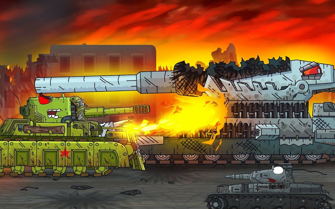 【坦克动画】KV-35 VS 歌利亚-Gerand-Gerand-哔哩哔哩视频