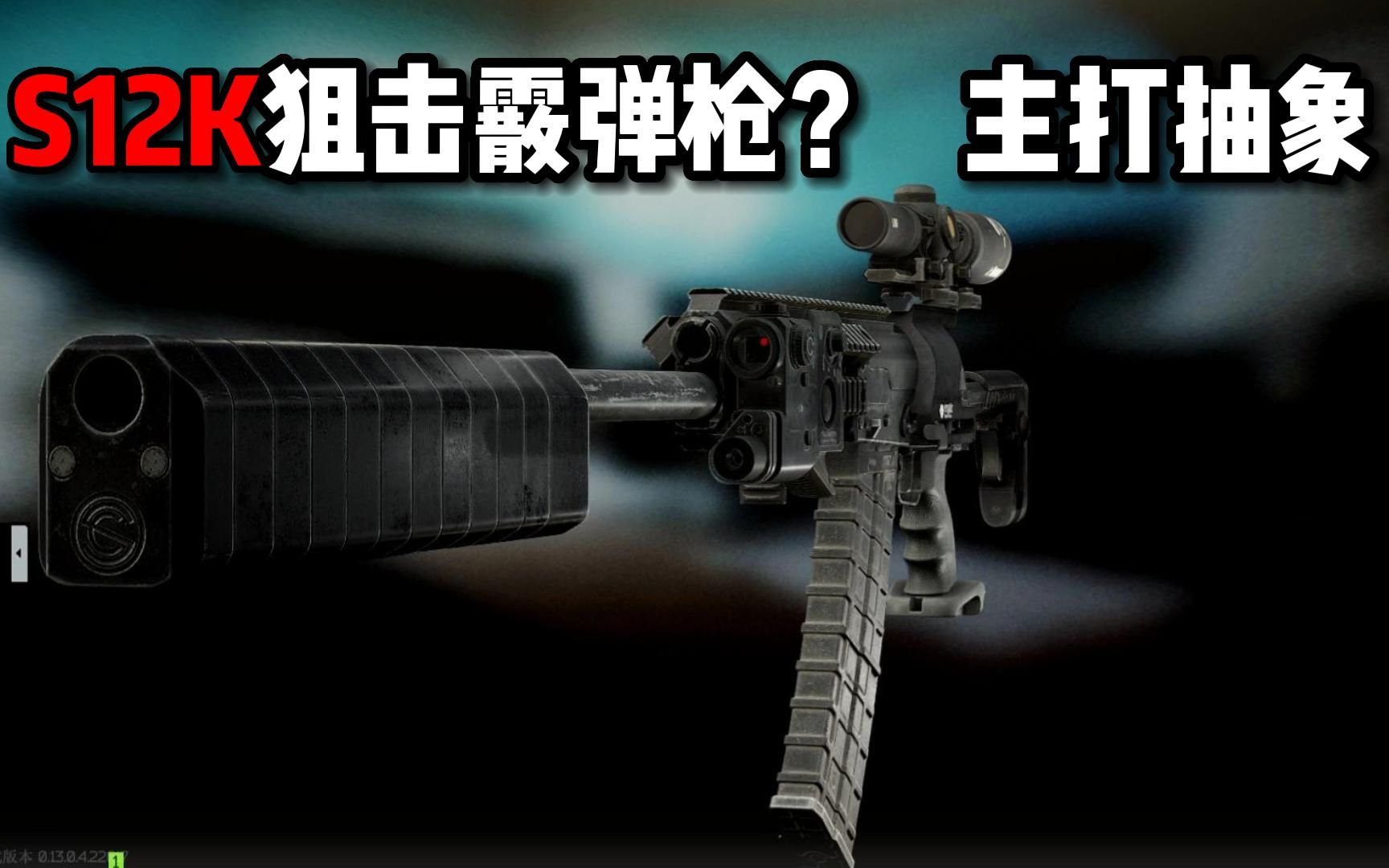 S12K狙击霰弹枪 主打抽象！ 逃离塔科夫-米尔Miru-米尔Miru-哔哩哔哩视频