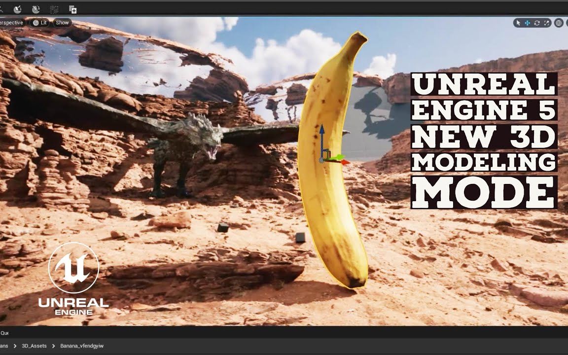 【UE5教程】3D建模模式_哔哩哔哩_bilibili