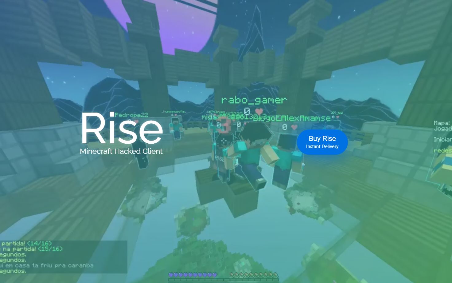 Rise client DESTROYS mineland