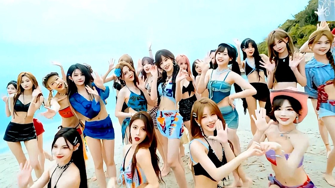 【泳装MV】-SNH48《Bye Bad Bye》！-4K音乐馆-4K音乐馆-哔哩哔哩视频