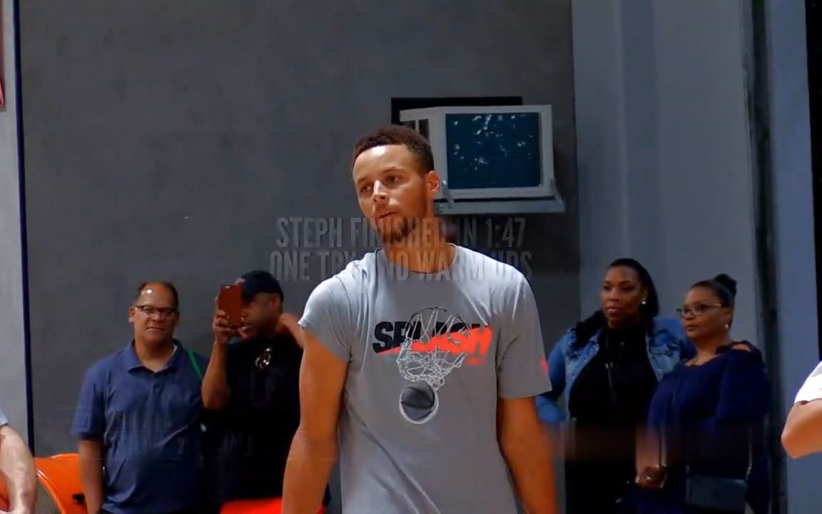 【NBA】17年库里在SC30精英训练营中向那些顶级高中球员展示了他的投篮能力！真是猛啊！_哔哩哔哩_bilibili