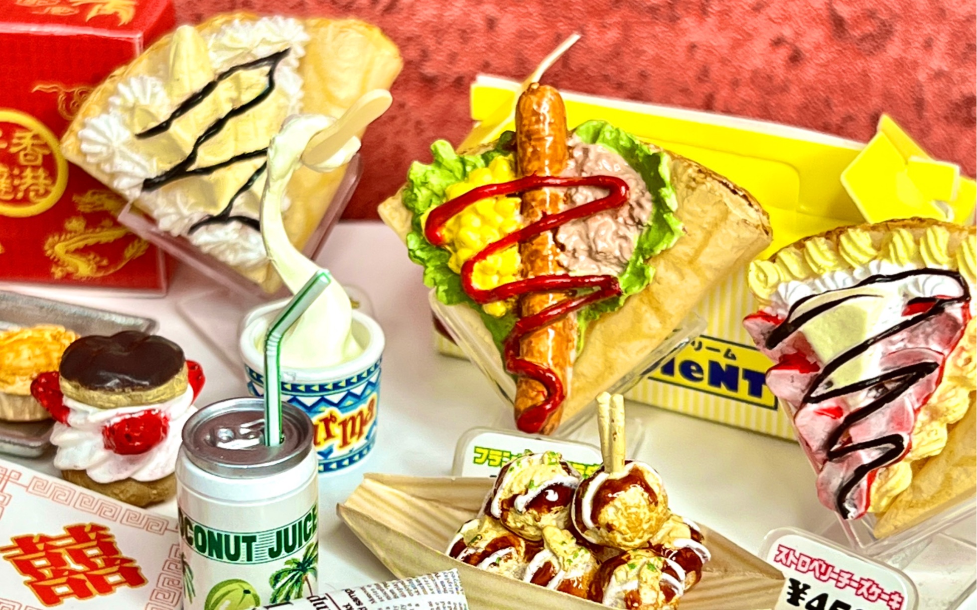 绝版食玩 Re-ment边走边吃食在街头-金鱼酱666-金鱼酱666-哔哩哔哩视频