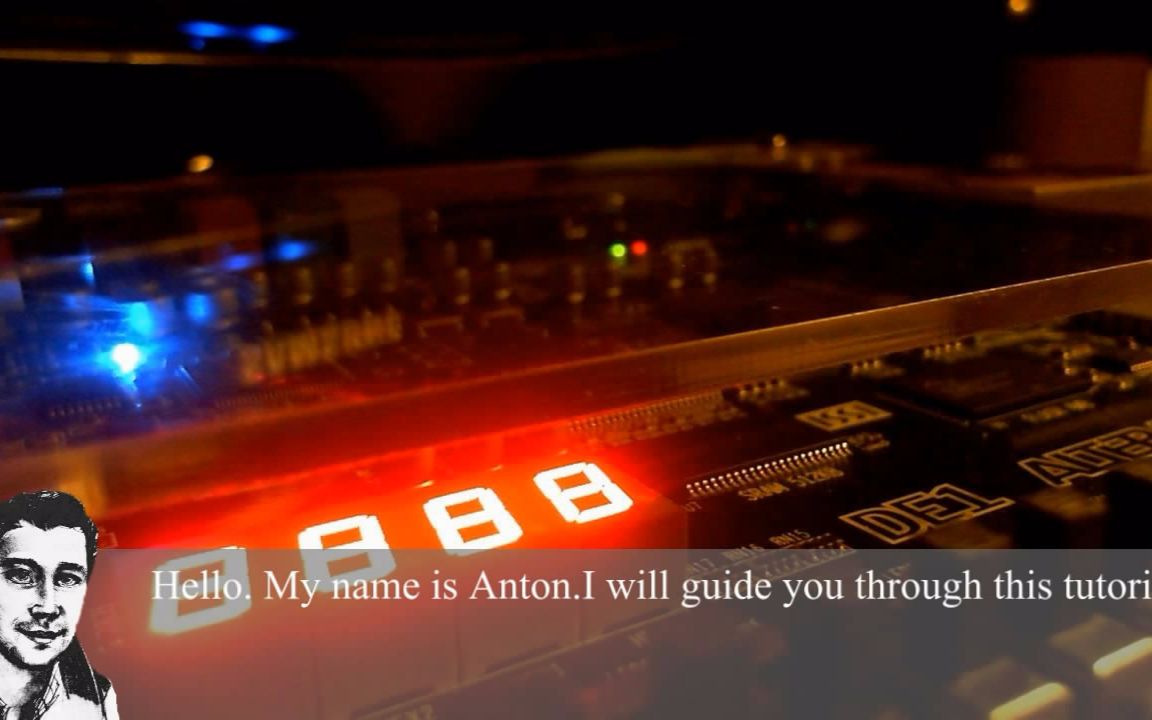 FPGA Tutorial 2. Functions and procedures in VHDL on DE1 Altera Board_哔哩哔哩_bilibili