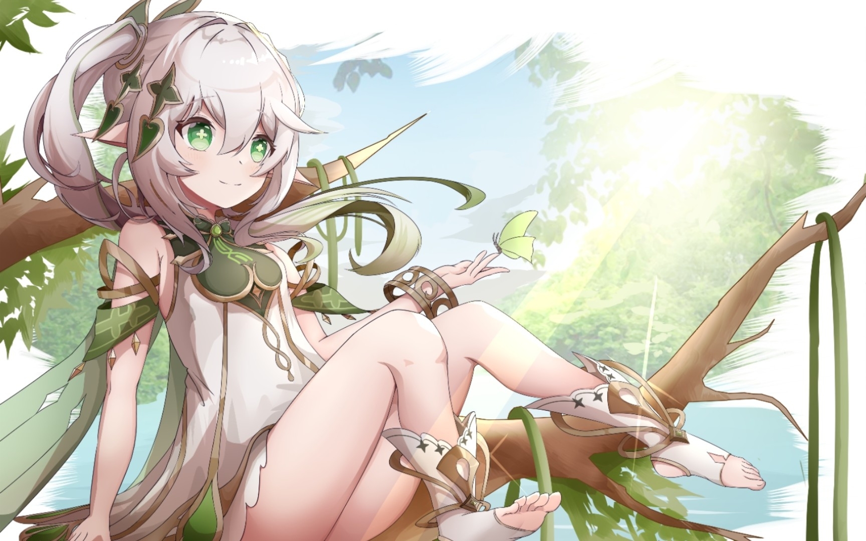 原神pixiv壁纸插画系列【草神纳西妲＃1】3.2版本_哔哩哔哩_bilibili