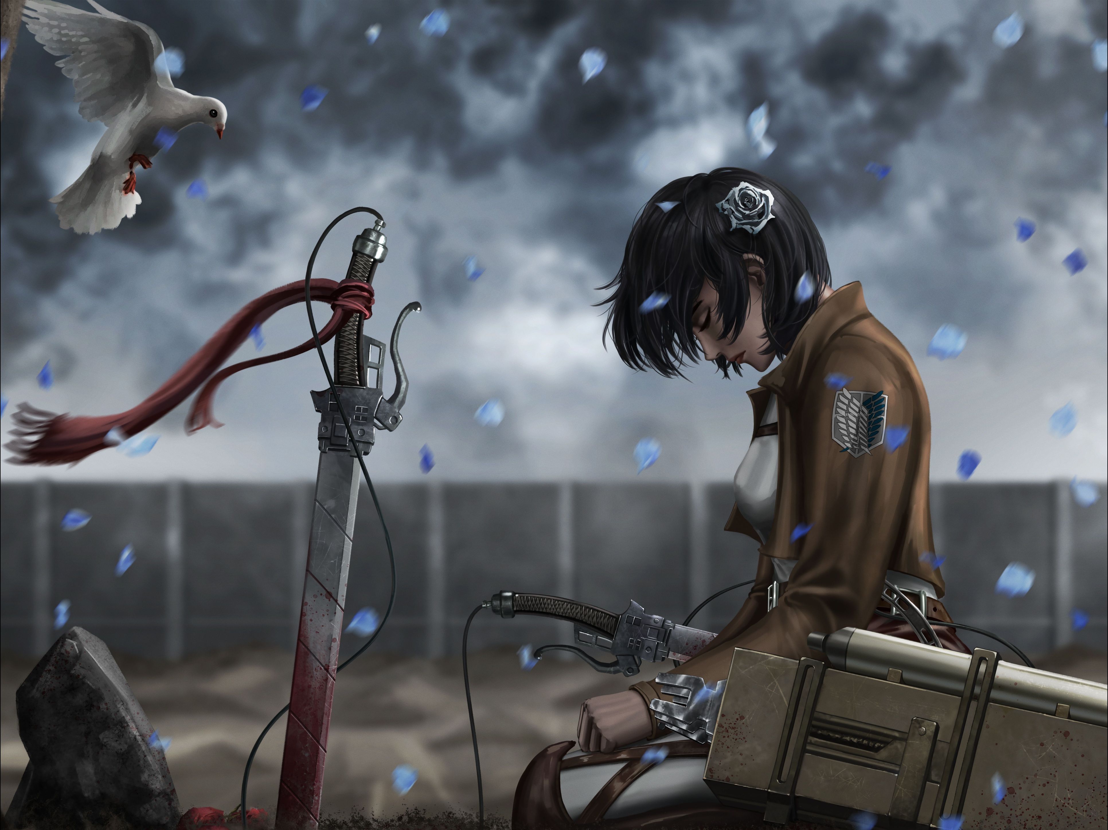 【摔爹神曲/Zero Eclipse/进击的巨人】希斯特利亚，你要抬起胸膛，骄傲地活下去啊-Fanny江-【巨人🌸🌸】-哔哩哔哩视频