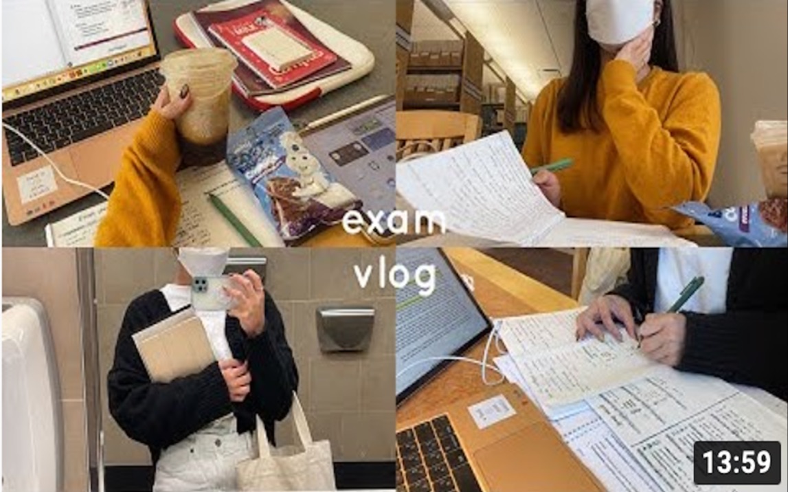 【中字】OKi's vlog 日本女大学生日常/美国留学/考试vlog-Solitude_Sy-Solitude_Sy-哔哩哔哩视频