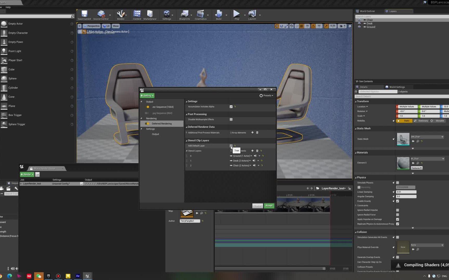 高质量Unreal Movie Render Queue PART 1 _中英字幕