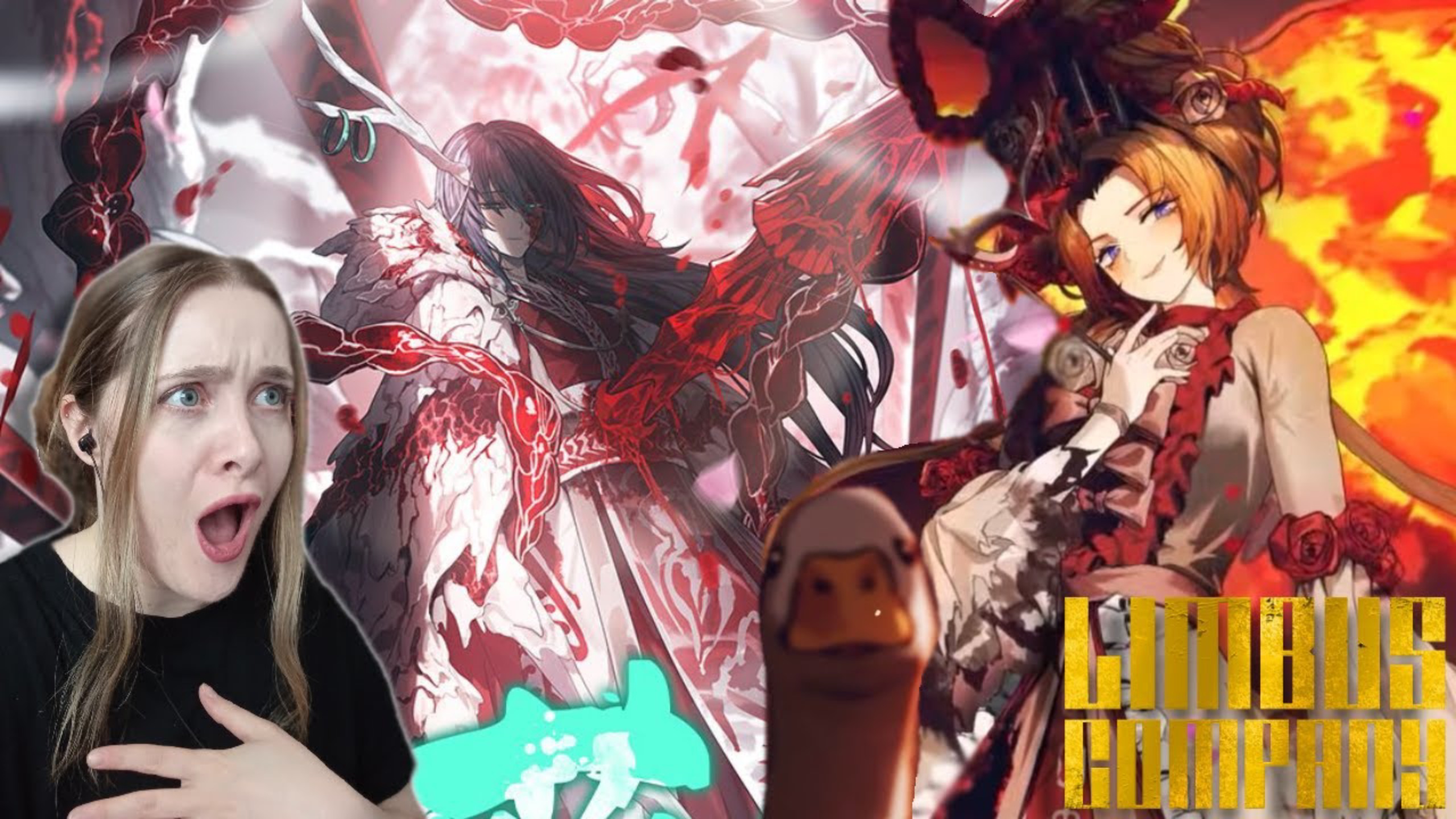 【生肉转载】geor姐观看罗佳的WAW级EGO:“指定的审判”预告以及猜测宝子哥身上的EGO是哪个异想体的-浸血白玫-浸血白玫-哔哩哔哩视频