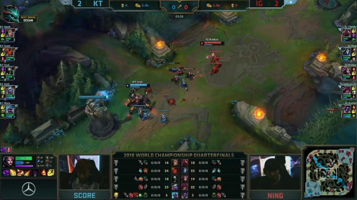 lols8全球总决赛：IG vs KT bo5决胜局JackeyLove站出来啦漫天飞羽送KT回家！恭喜IG晋级四强！_哔哩哔哩_bilibili