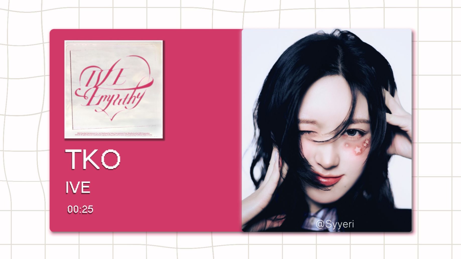 【8D环绕】TKO - IVE 请佩戴耳机使用~-Syyeri-Syyeri-哔哩哔哩视频