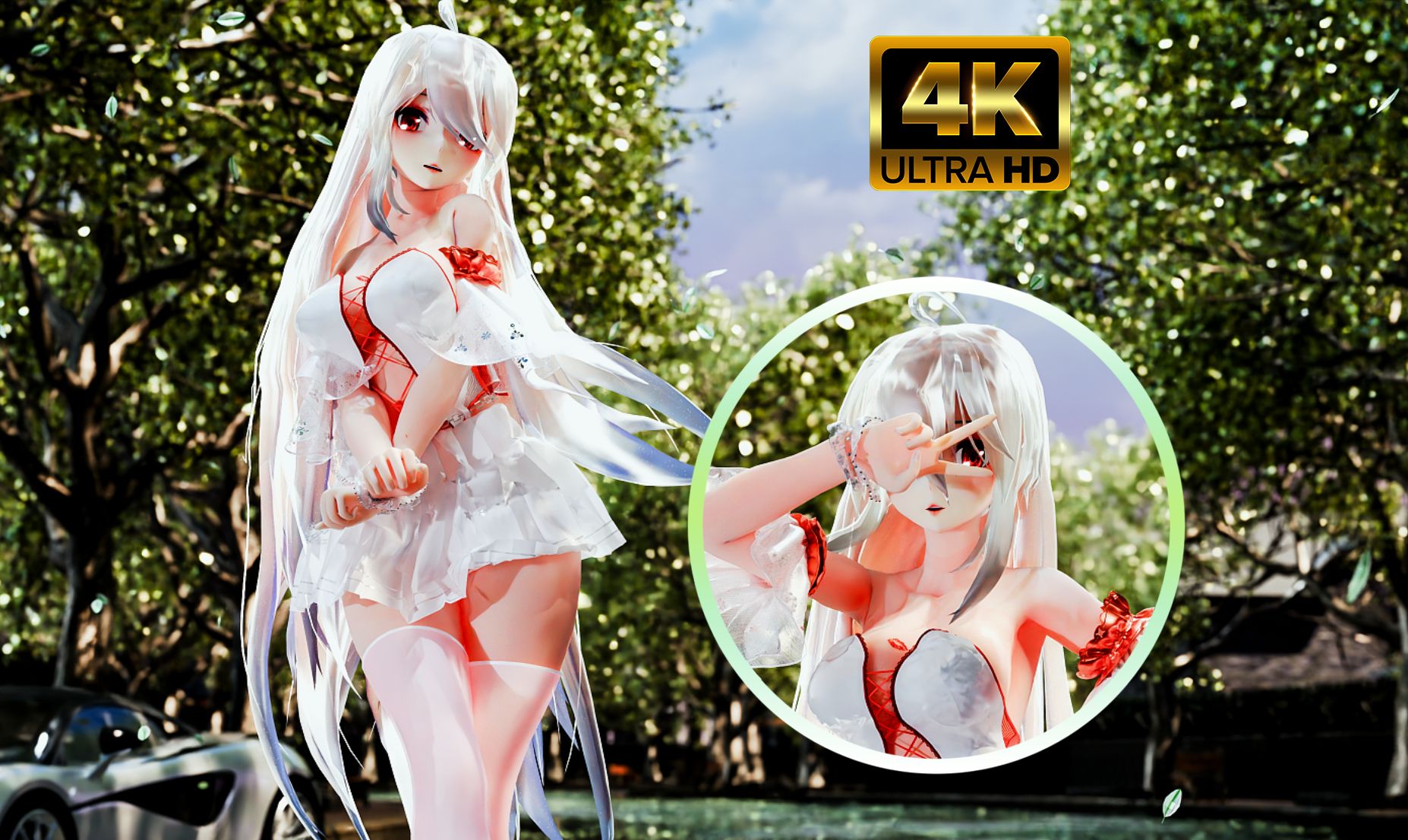 【MMD】QUEEN【Kanaria】 ／ TDA Haku & Luka【搬运】-草原烤鱼-弱音mmd-哔哩哔哩视频