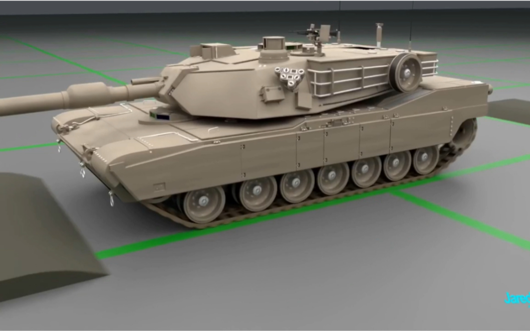简单科普：M1A2主战坦克工作原理_哔哩哔哩_bilibili