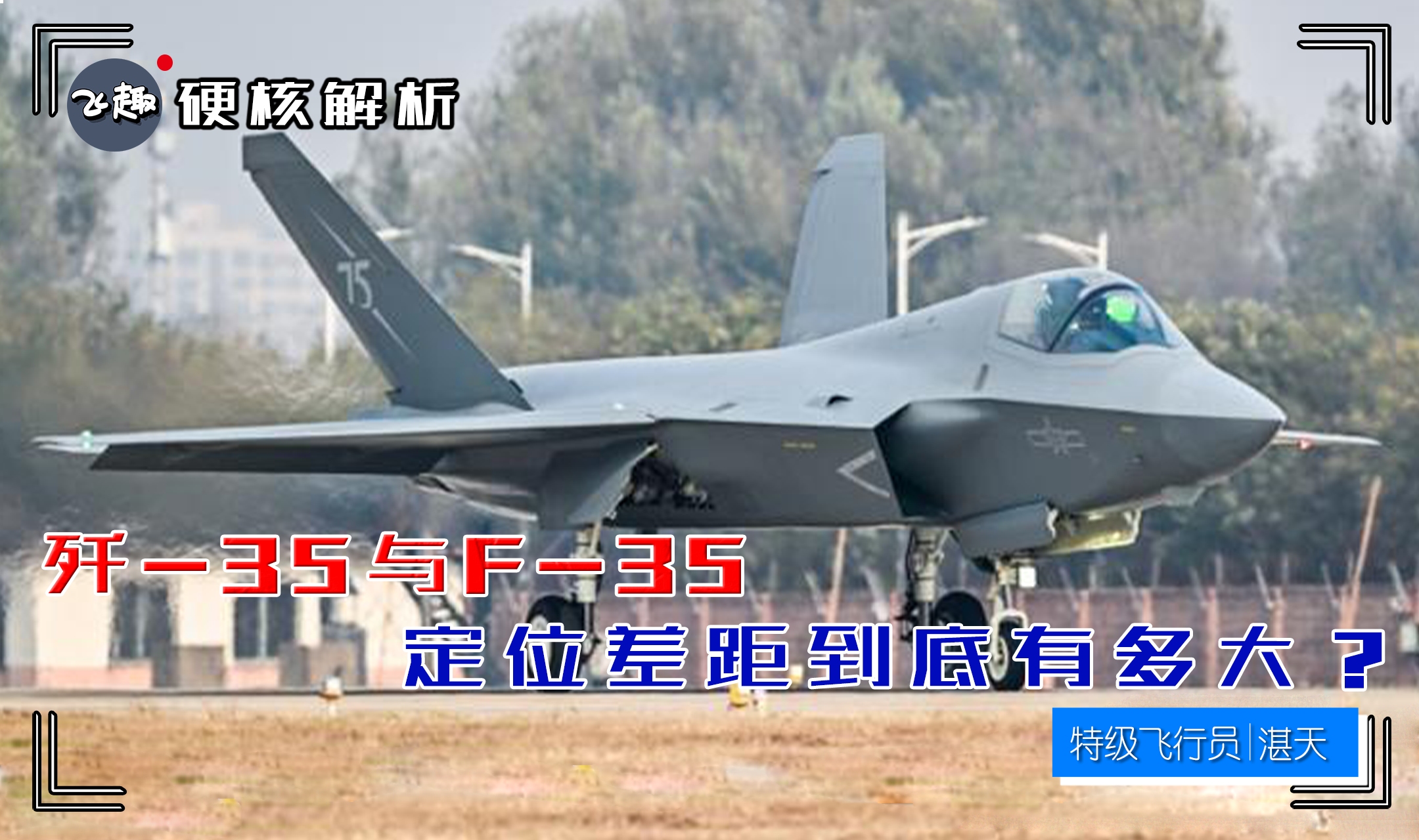 【硬核解析】歼35和F35的定位差距到底有多大？-飞趣-飞趣-哔哩哔哩视频