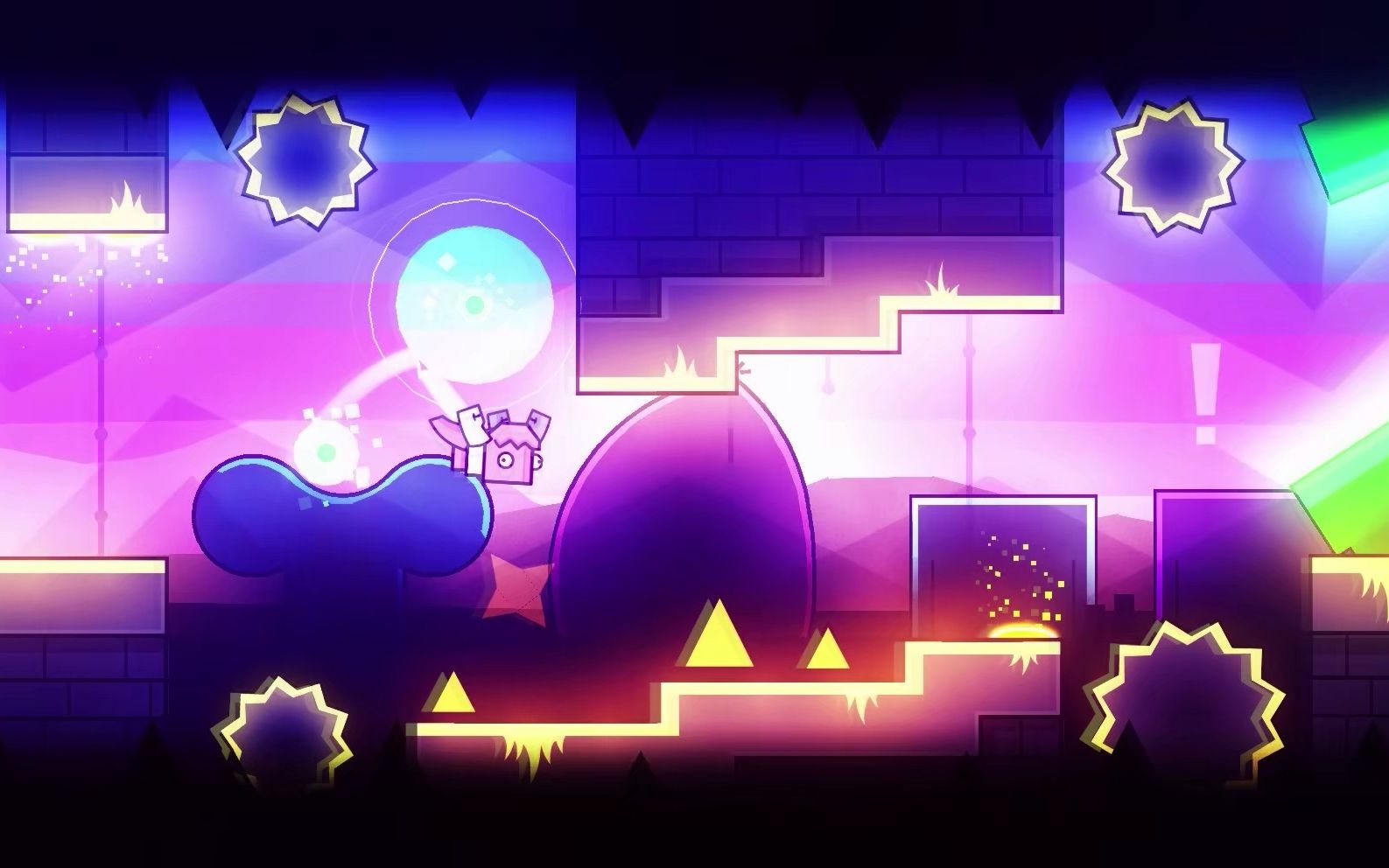 [Geometry Dash | Showcase] B A S E II（ RTX:ON ）_哔哩哔哩bilibili_几何冲刺_演示