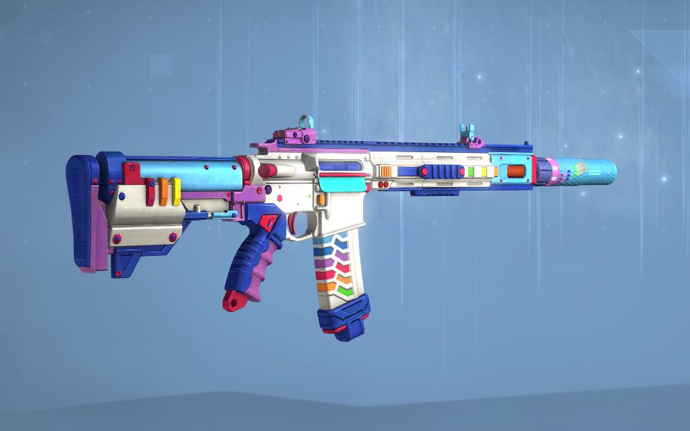 【使命召唤OL】彩虹小马般的M4A1 tech皮肤你喜欢嘛？？？_哔哩哔哩_bilibili