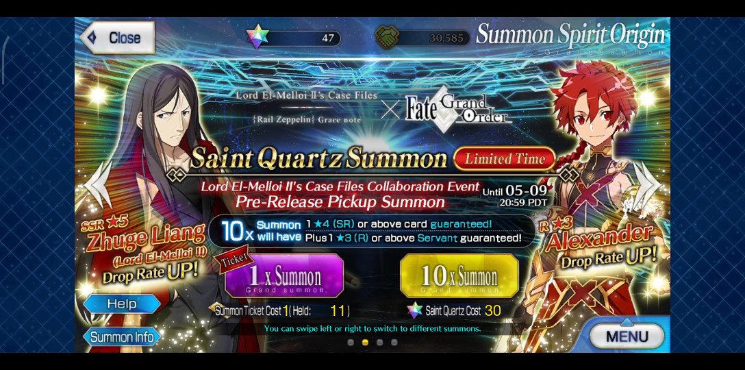 fgo美服，与孔明无缘_哔哩哔哩_bilibili