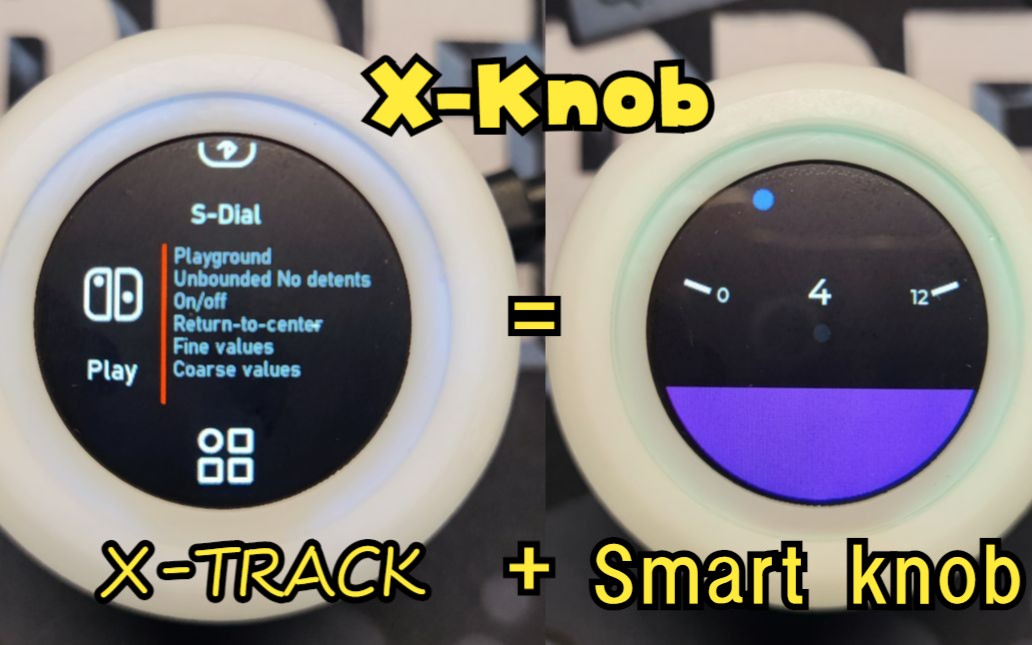 [开源] X-Knob：Smart konb 的 X-TRACK UI (lvgl) 实现智能旋钮，支持Surface Dial-卑微伯言-自动控制原理-哔哩哔哩视频