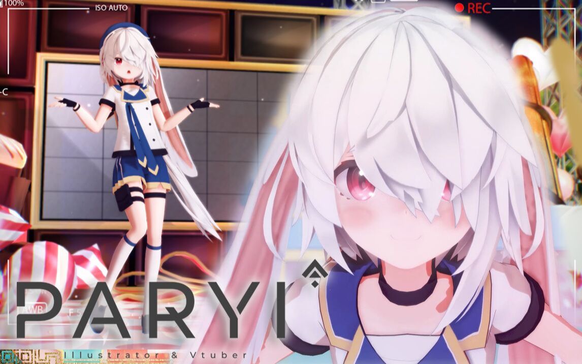 【帕里模型展示/MMD】想体验闭月羞花般的可爱吗？【冰糖制作动画】_哔哩哔哩_bilibili