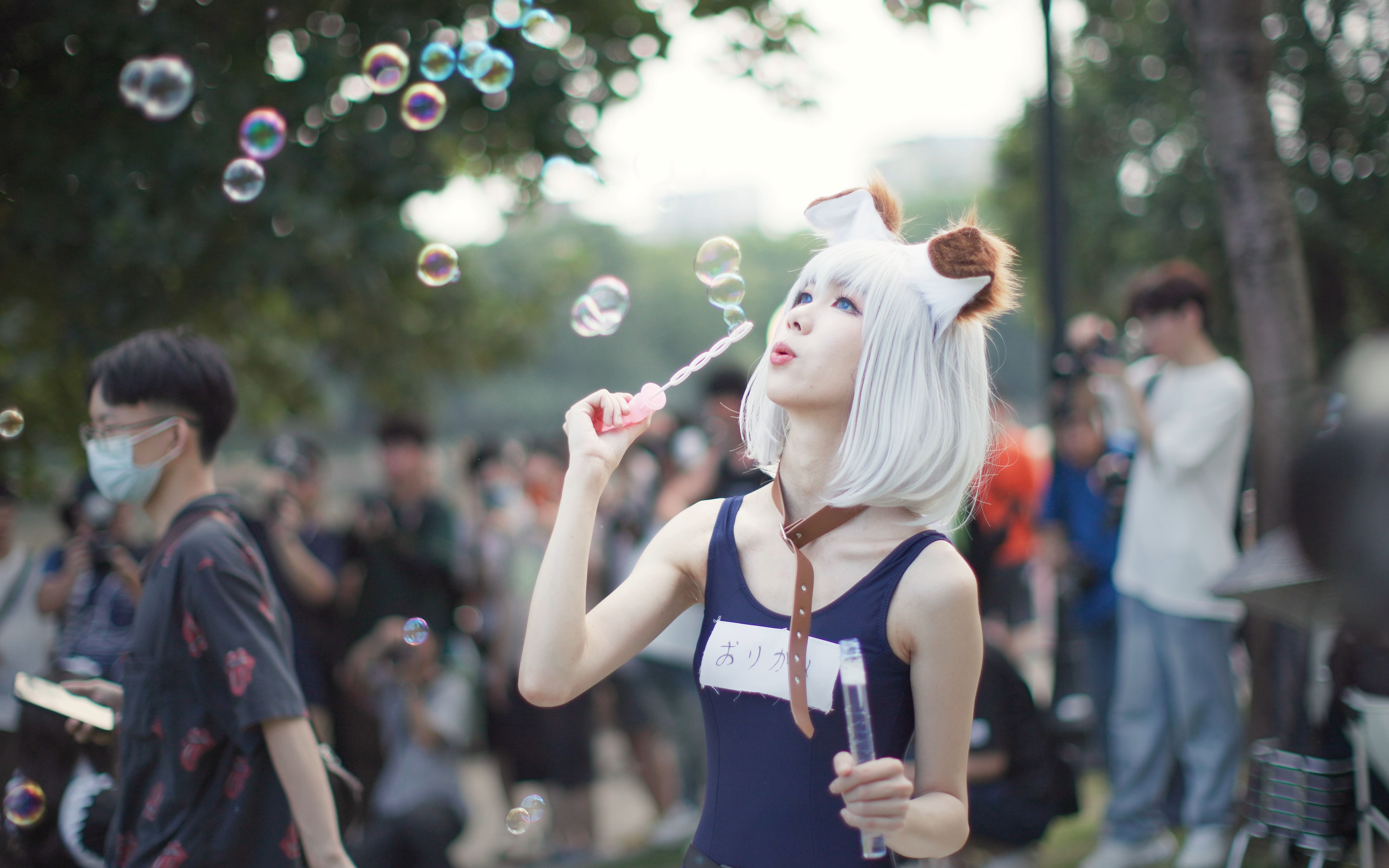 【8K】画质极致体验 2023 广州 cicf 漫展 鸢一折纸 cos 路人视角 by EOS R5C-LBen-LBen-哔哩哔哩视频