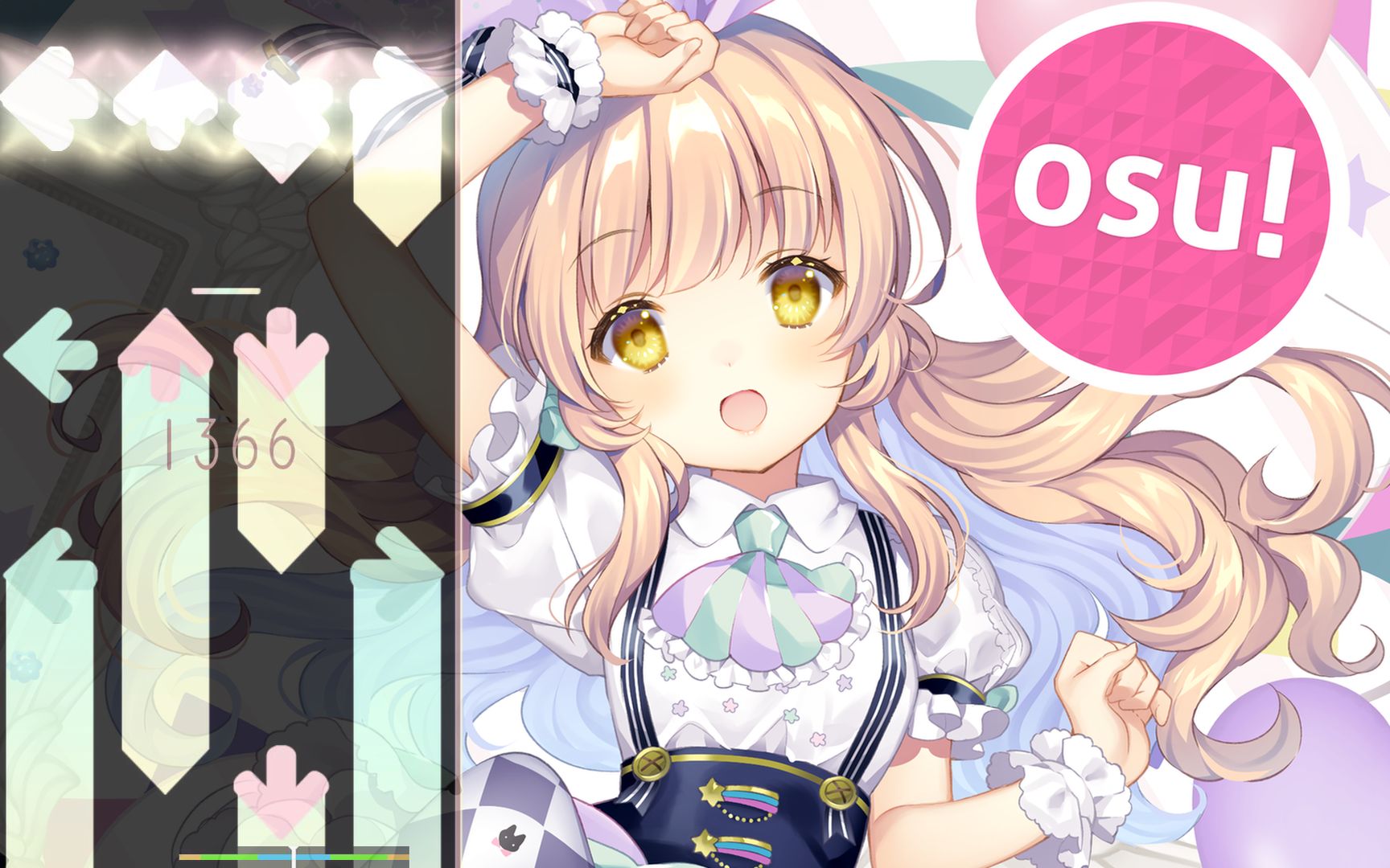 [Osu! Mania自制皮肤展示] ななひら ( Nanahira ) 主题_哔哩哔哩bilibili_OSU