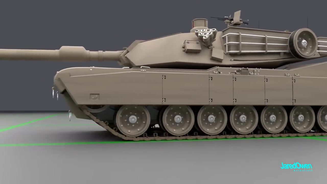 看看坦克是怎么工作的？（3D 模型M1A2艾布拉姆斯）_哔哩哔哩 (゜-゜)つロ 干杯~-bilibili