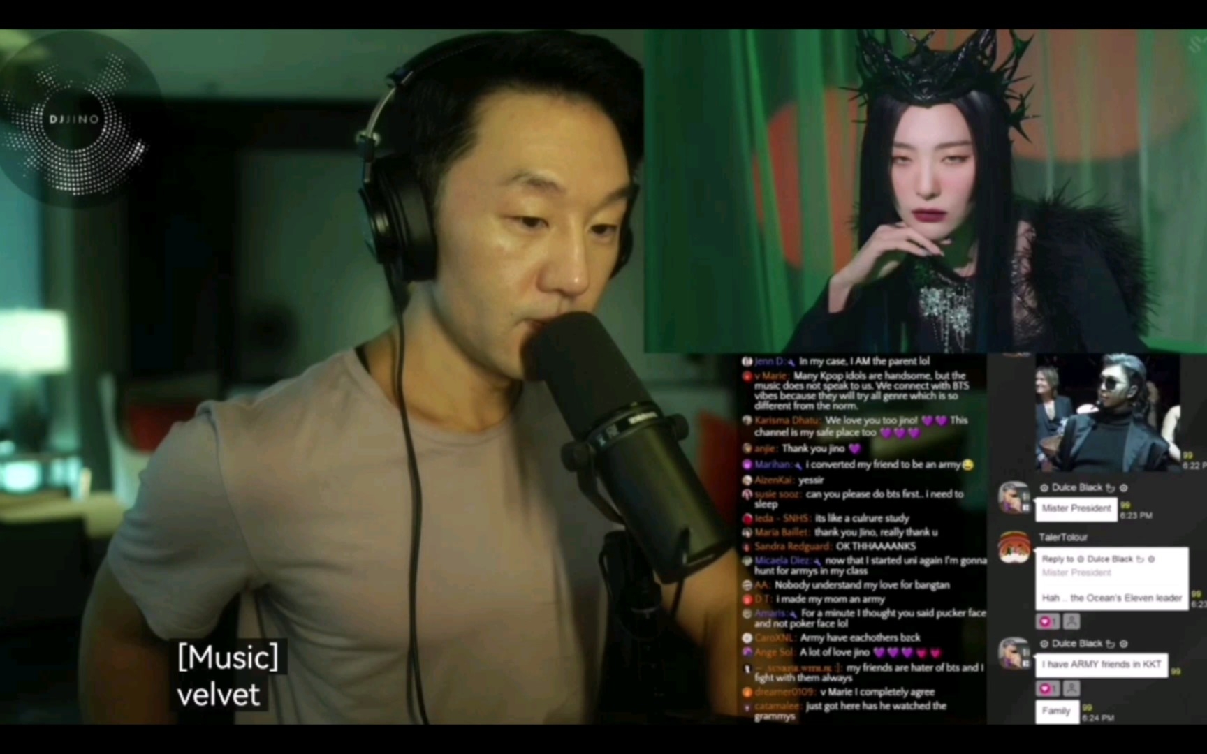 [英字]DJ JINO reaction red velvet feel my rhythm_哔哩哔哩_bilibili