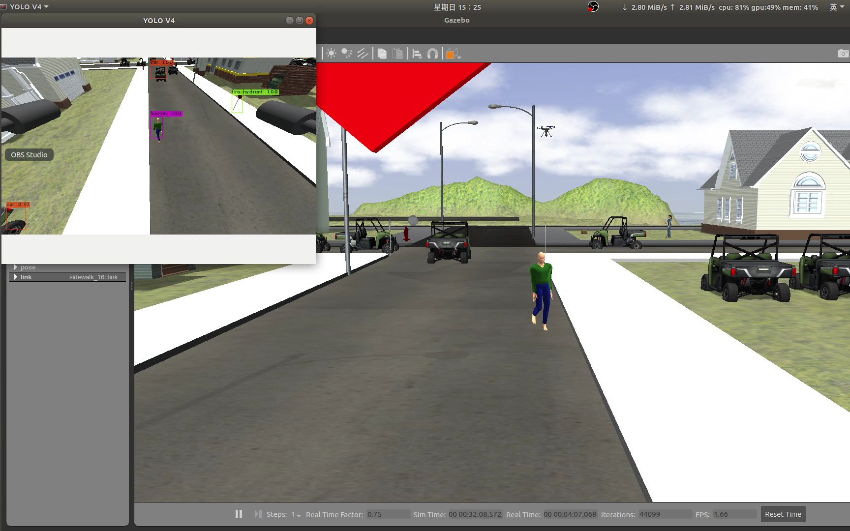 【XTDrone】Darknet_ROS安装的以及在PX4无人机仿真平台的目标检测_哔哩哔哩_bilibili