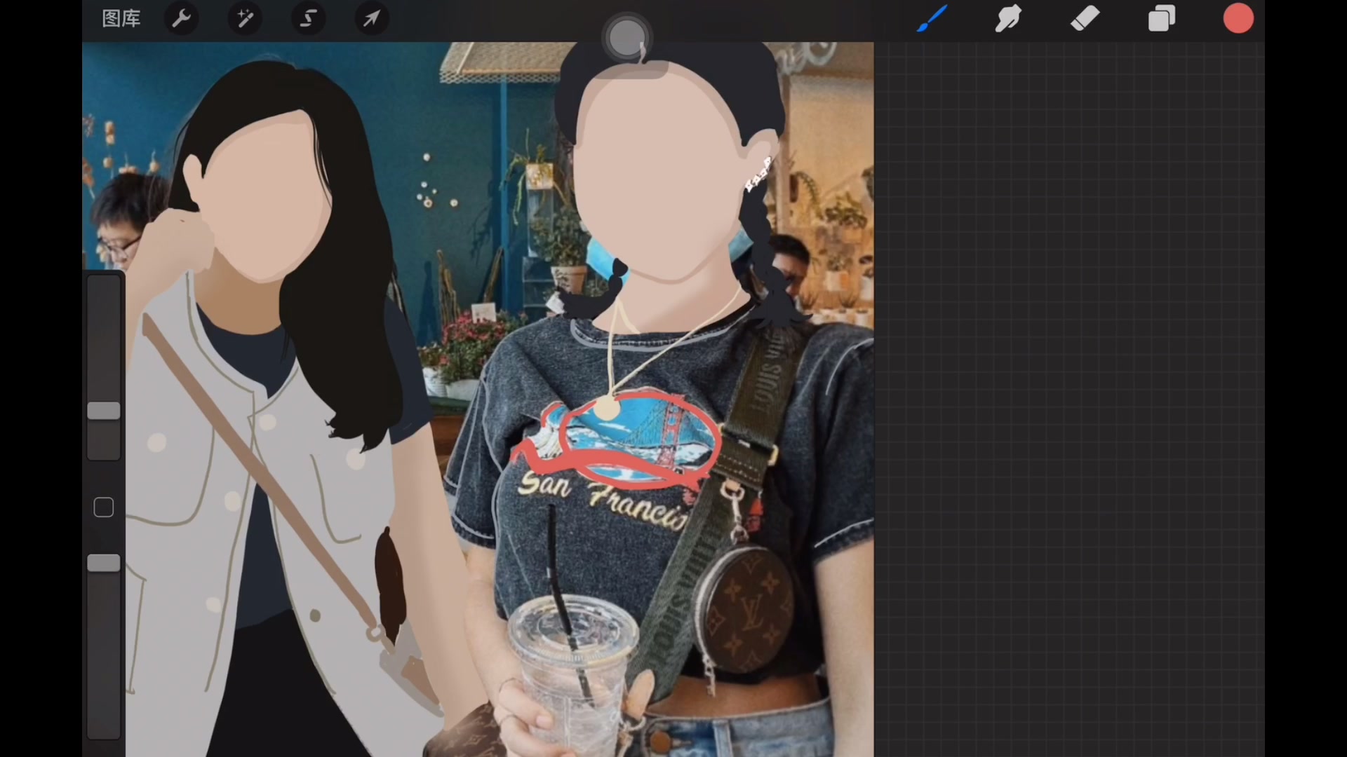 用Procreate画你的OOTD｜超容易上手｜小白画法_哔哩哔哩_bilibili