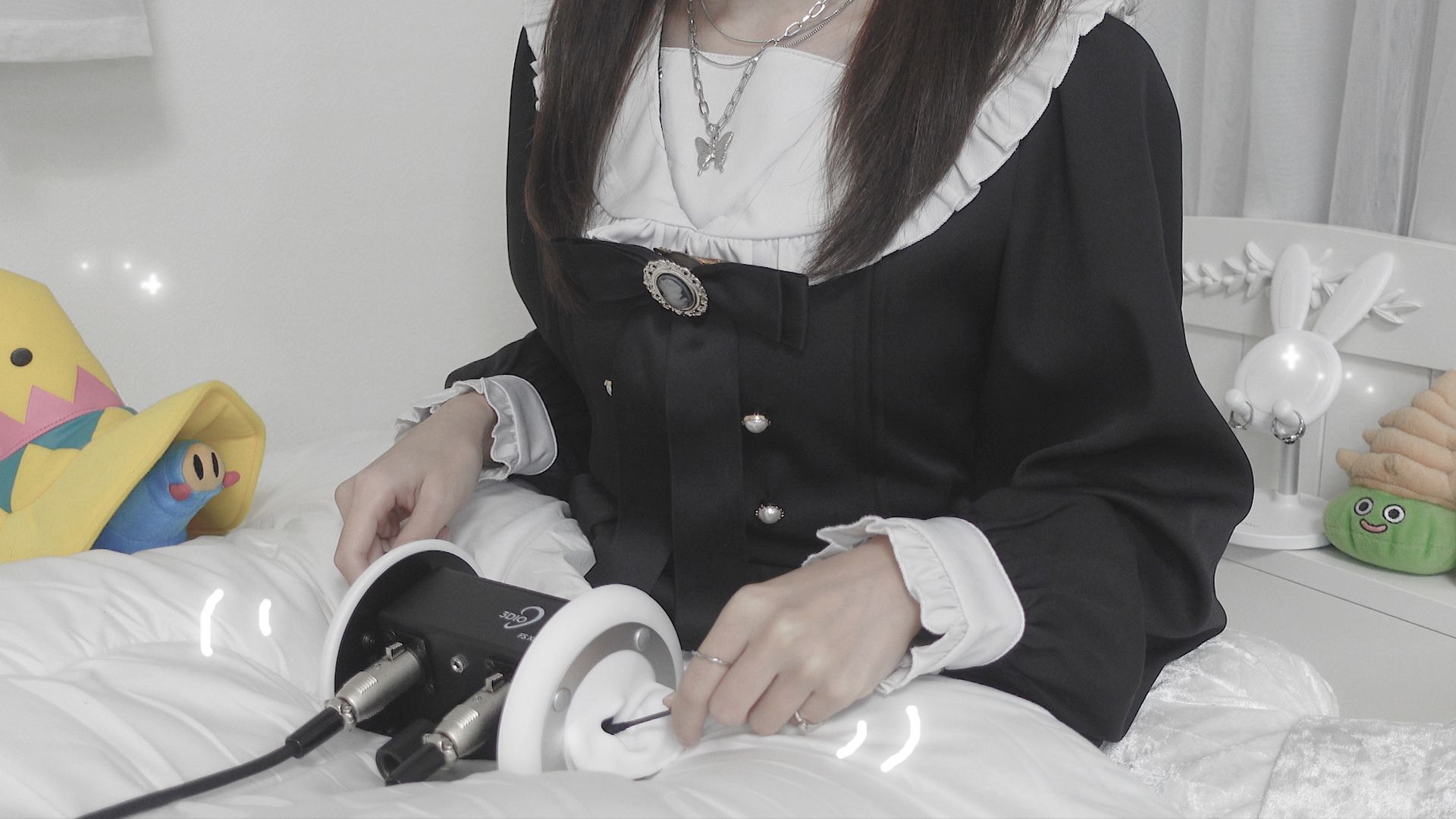 【ASMR】用蒲团清洁耳朵😴用棉签擦拭耳朵内侧。耳语。-沙夜sayo-沙夜sayo-哔哩哔哩视频