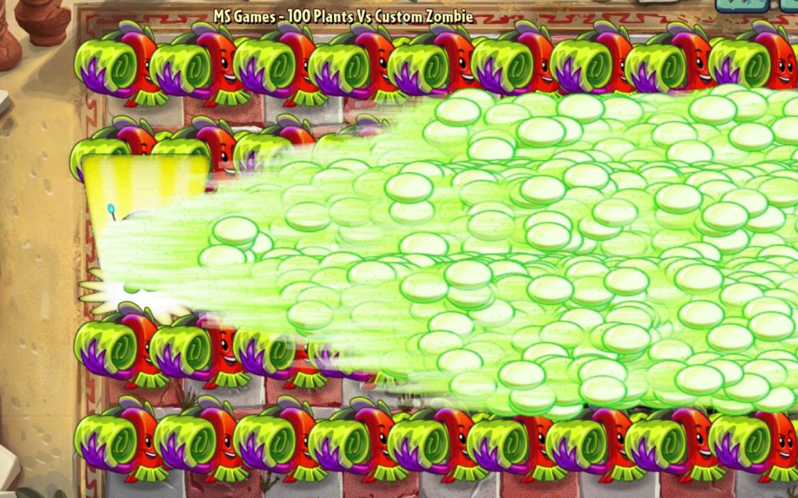 PvZ 2 100棵植物 - 每种植物最高级别对阵罗马巨人僵尸团队等级10-MSGames-MSGames-哔哩哔哩视频