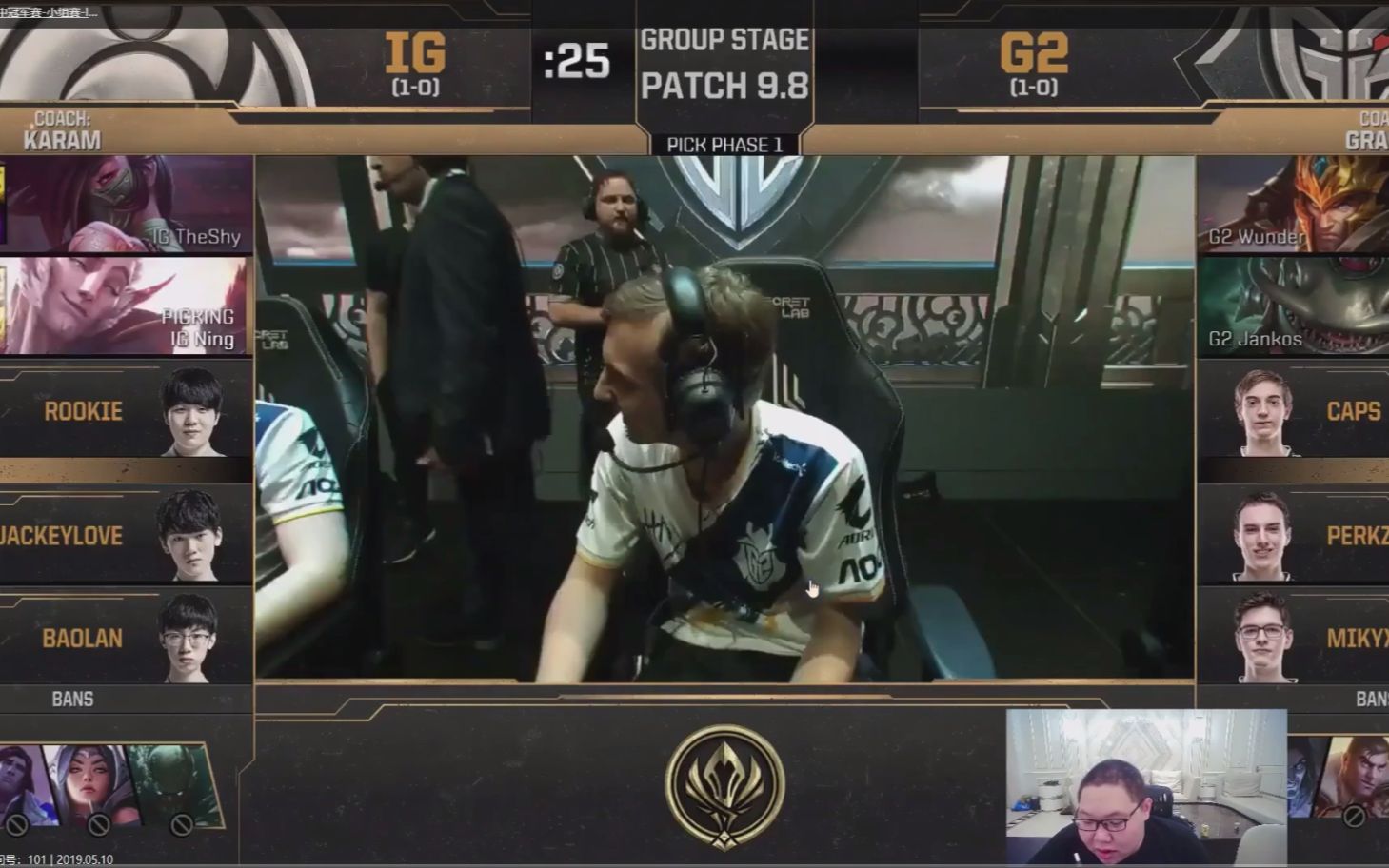 PDD复盘IG vs G2完整录屏 “the shy这阿卡丽也太猛了吧 ”_哔哩哔哩 (゜-゜)つロ 干杯~-bilibili