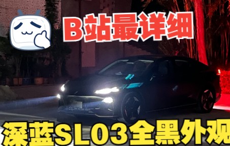 设计水平绝对在线，长安深蓝SL03最新实拍视频-bilibili(B站)无水印视频解析——YIUIOS易柚斯