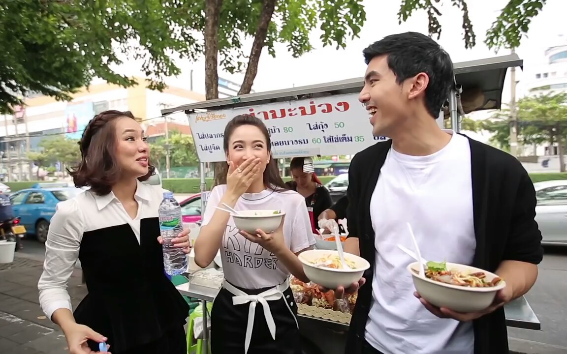 Taew Natapohn 20170122做客Ter&Joy美食旅游节目《酸酸醉》_哔哩哔哩_bilibili