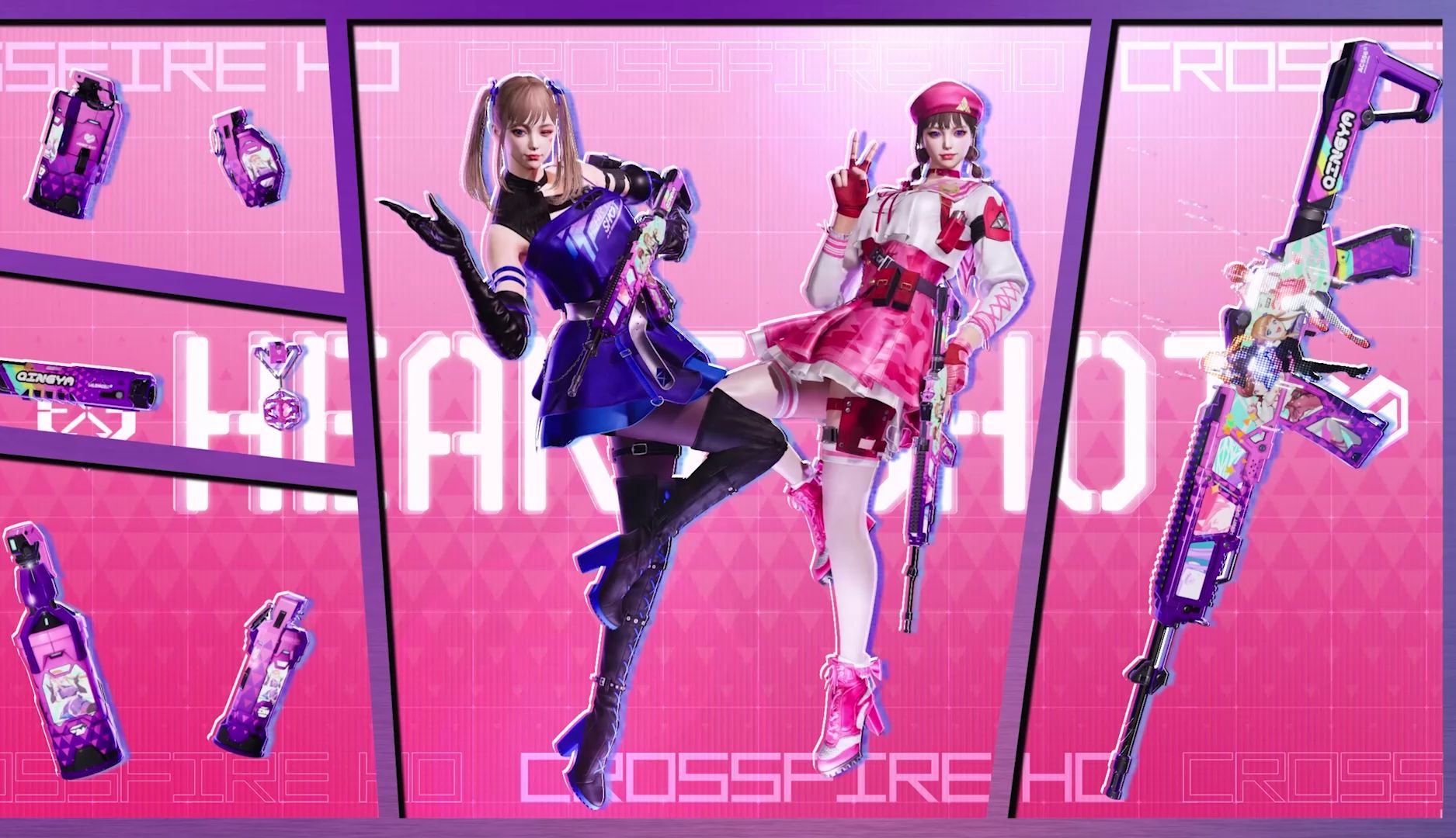 CFHD全新角色晴雅及系列武器即将上线，实机爆料抢先看！-CFHD官方账号-CFHD官方账号-哔哩哔哩视频