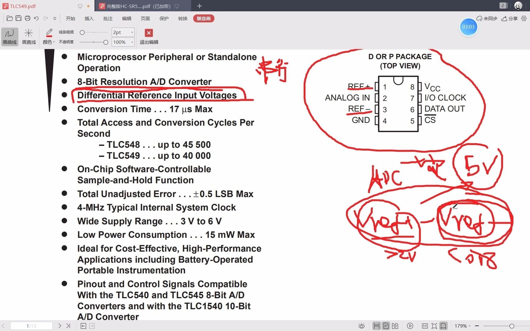 《单片机实践项目》之TLC549芯片手册解读（295）_哔哩哔哩_bilibili