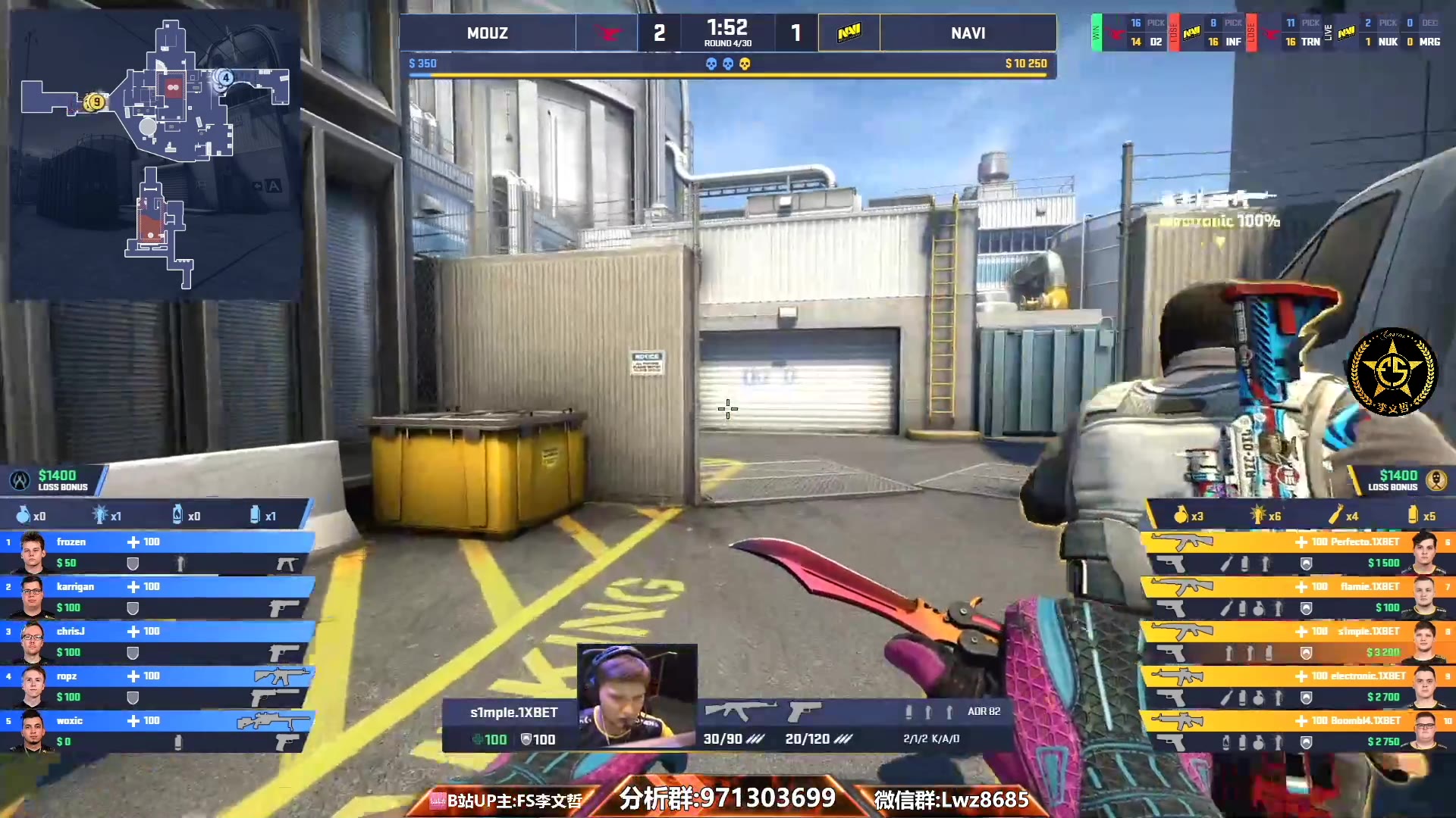 【FS】ICE Challenge 2020 决赛 NAVI vs MOUZ_哔哩哔哩 (゜-゜)つロ 干杯~-bilibili