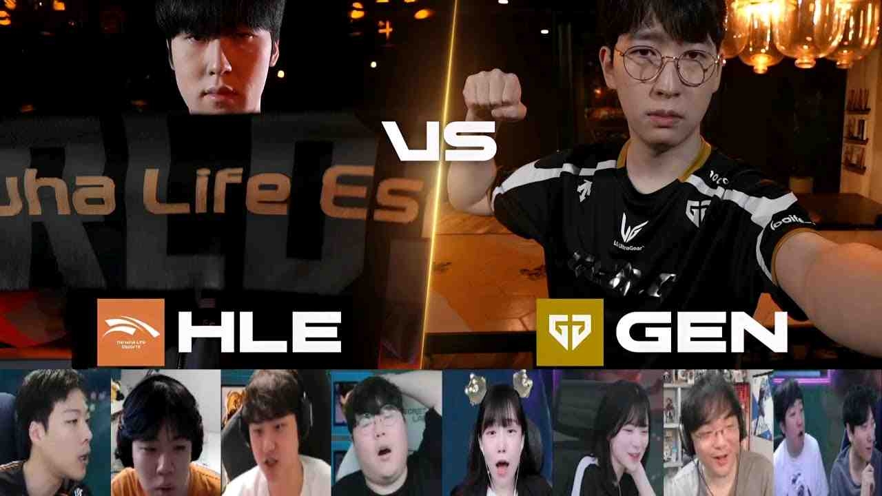 【GEN VS HLE】15-0 GEN无敌LCK！韩国各主播反应合集！-夜闯美术馆-默认收藏夹-哔哩哔哩视频