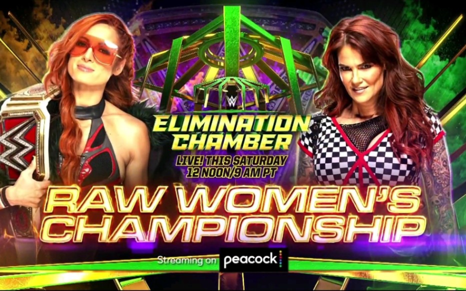 Elimination Chamber 2022.02.19 Becky Lynch vs. Lita RAW女子冠军赛