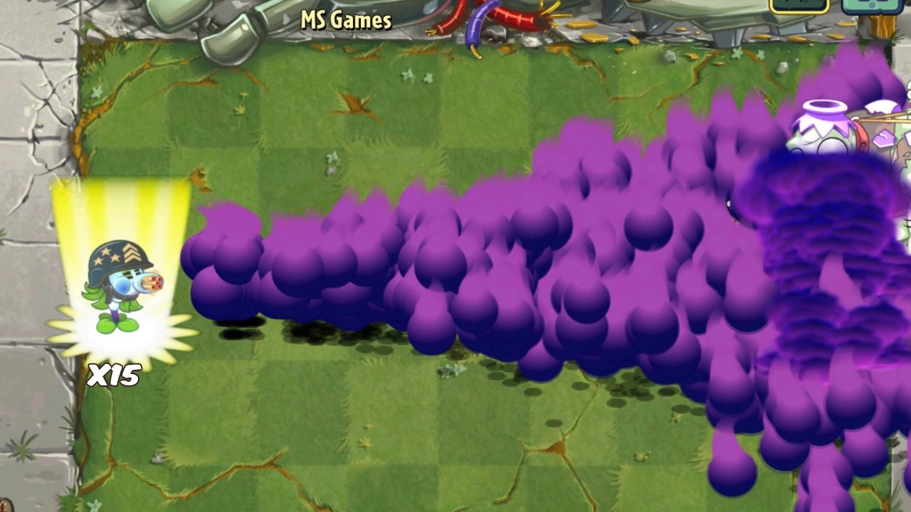 PvZ 2 挑战 - 15株满级植物使用5次能量豆 对战花瓶巨人僵尸（20级） - 谁会获胜？-MSGames-MSGames-哔哩哔哩视频