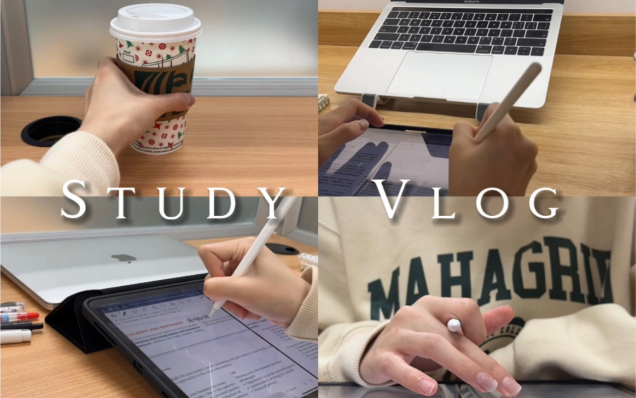 Study Vlog·动力向 ·final倒计时·study with me-笨笨啵啵_-笨笨啵啵_-哔哩哔哩视频