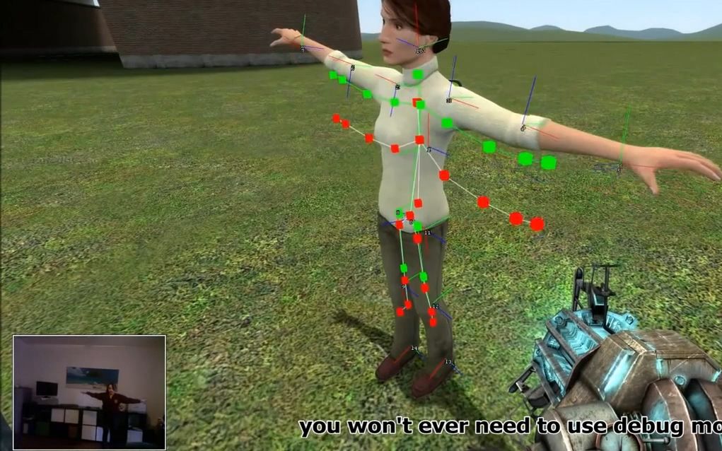 GMod+Kinect 官方演示_哔哩哔哩_bilibili