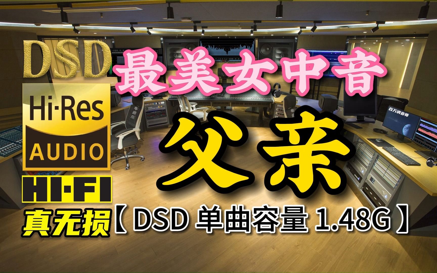美丽女中音，听哭了！《父亲》DSD完整版，单曲容量1.48G【真正DSD无损顶级HI-FI音乐，百万调音师独家制作】-车音乐_百万调音师-车音乐_百万调音师-哔哩哔哩视频