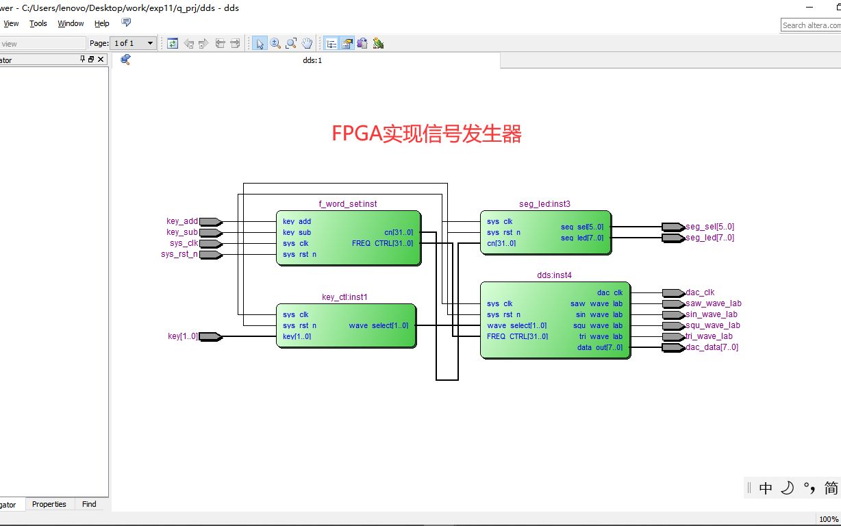 基于FPGA的信号发生器实现_哔哩哔哩_bilibili