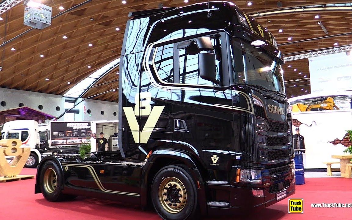 2020 斯堪尼亚Scania S650 50周年 V8 Edition 650匹卡车_哔哩哔哩_bilibili