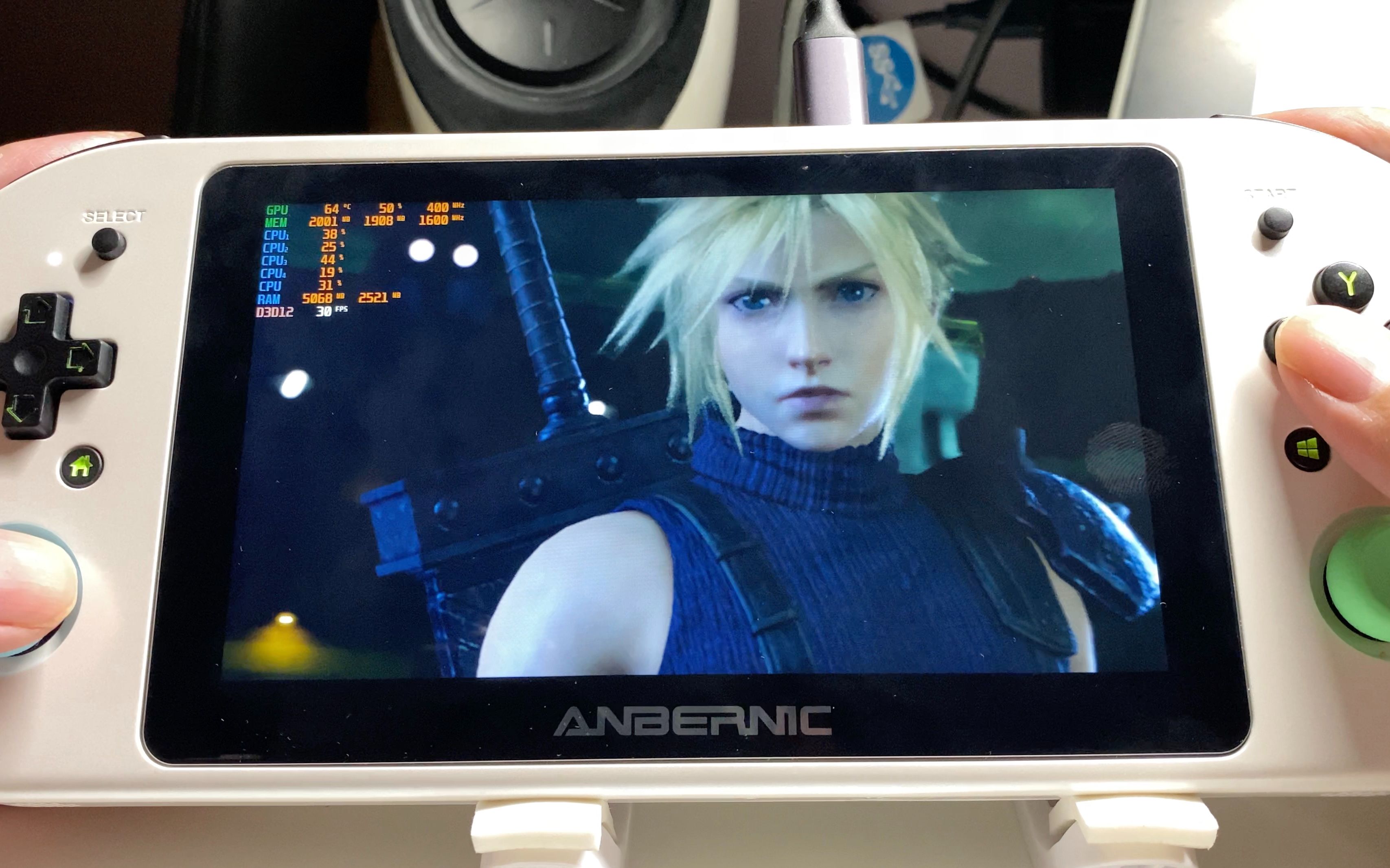 最终幻想7重制版 FF7RE (最佳设定教学) - Anbernic Win600_单机游戏热门视频
